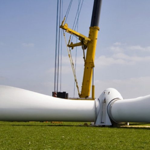Windmill Installation with Crane - Prince Wind Park | JJ Curran Crane ...